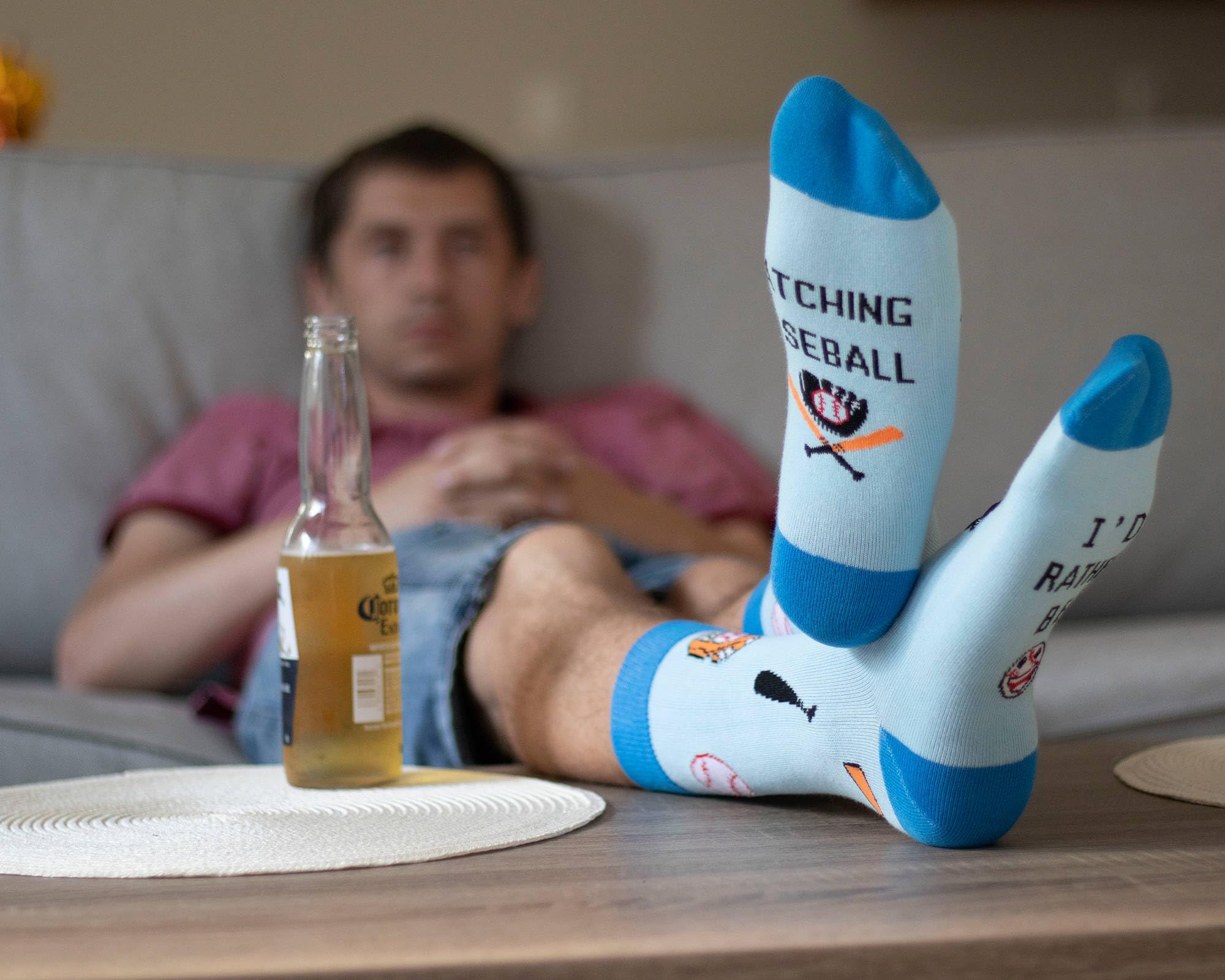 IRISGOD - I'd Rather Be Funny Dress Socks for Men and Women | Humor Joke Gifts