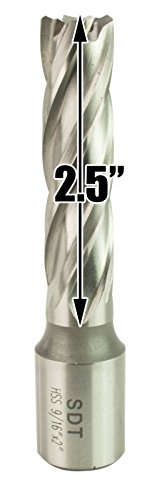 Steel Dragon Tools 13pc. High Speed Steel HSS Annular Cutter Kit 2" Depth and 7/16 in. to 1-1/16 in.