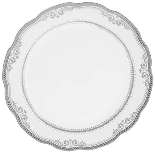 Lorenzo Import Victoria 57-Piece Wavy Porcelain Dinnerware Set