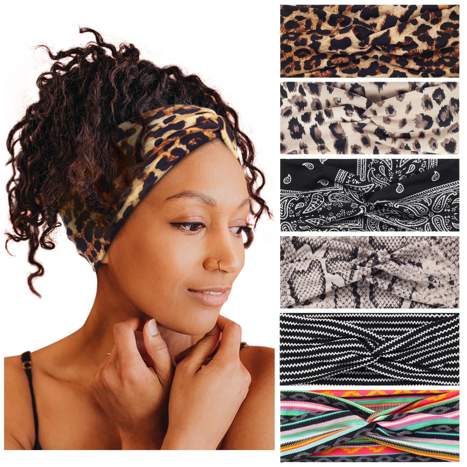 MISUPORVE Wide Headbands for Women