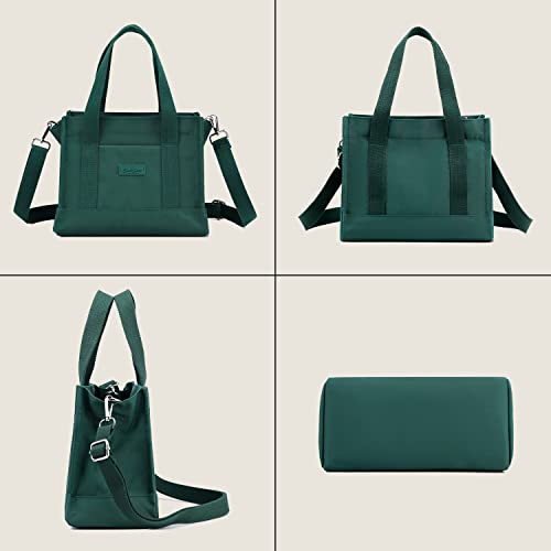 MINKARS Small Tote Bag for Women Nylon Crossbody Purse Mini bag, Sky Blue 9β