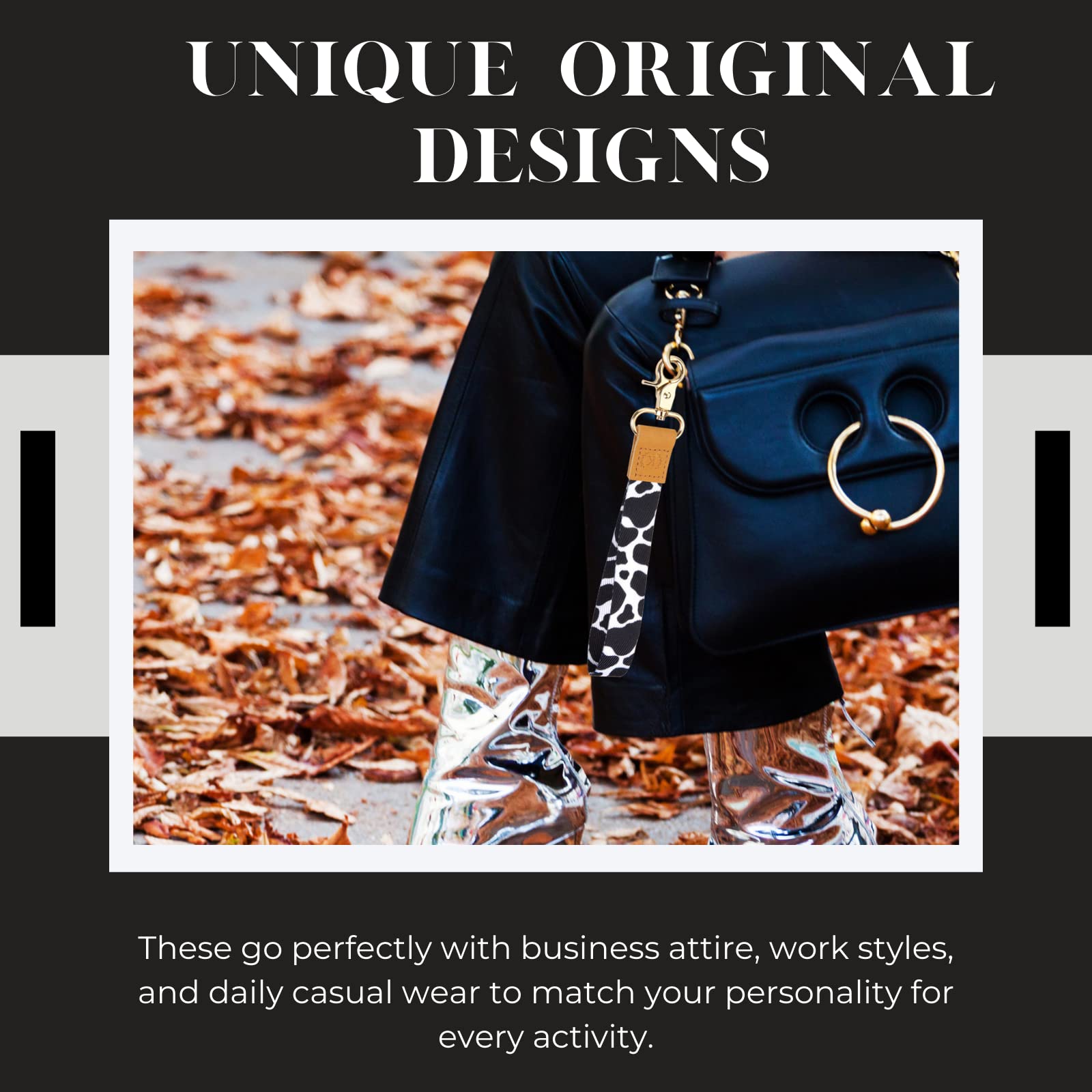 Lanyards For Keys & Wallet, Cow Lover Gifts For Women And Men, Unique Patterns, Ultra Soft, Durable Polyester