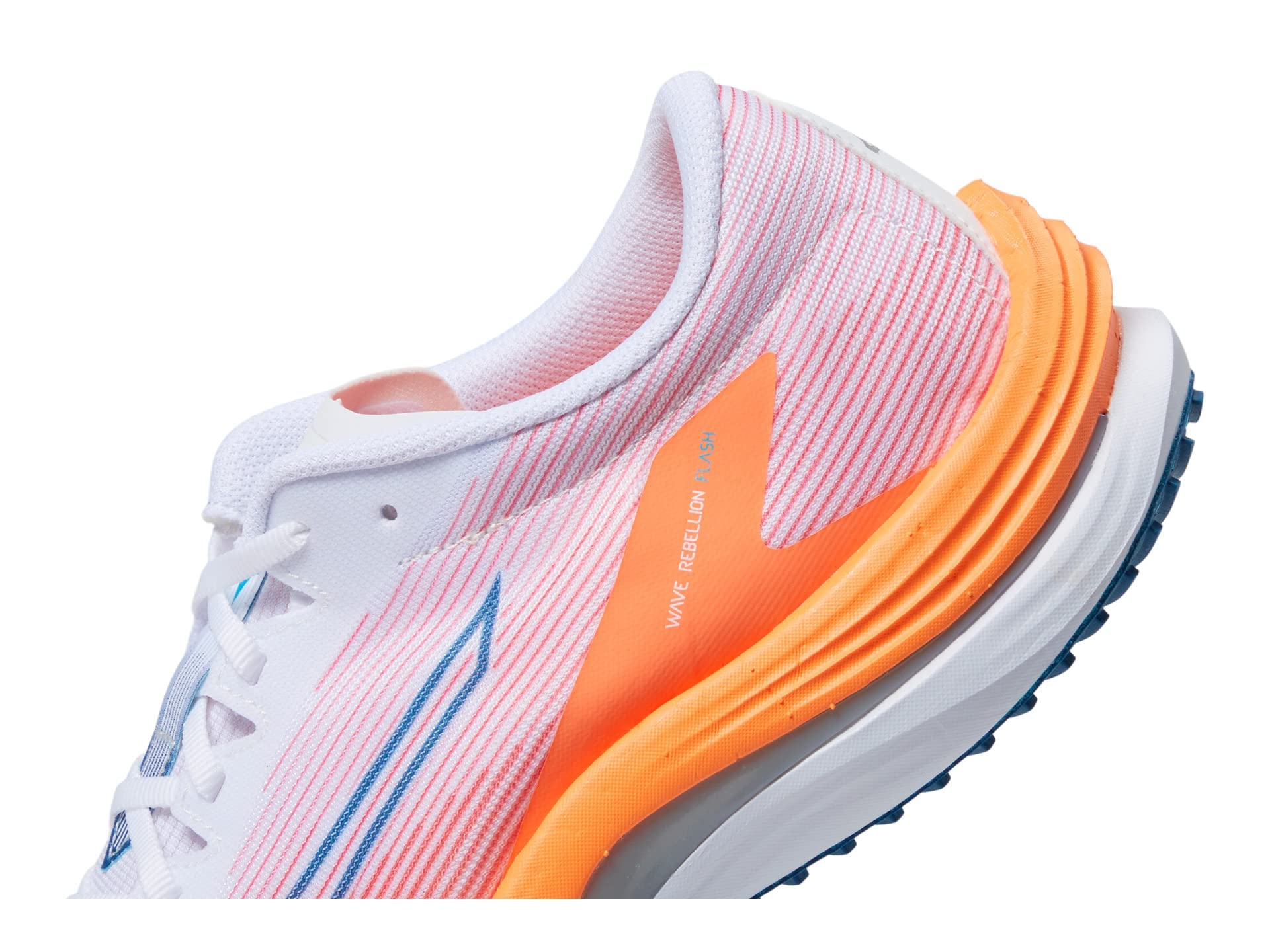 Mizuno Men's Wave Rebellion Flash Running Shoe, White/Silver, 12