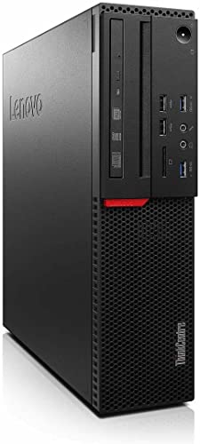 Lenovo ThinkCentre M800 SFF Desktop Computer PC, Intel Core i7-6700 3.40GHz, 32GB DDR4 RAM,New 1TB SSD, Built-in WiFi BT,DVD-RW,Wireless Keyboard Mouse,Windows 10 Pro (Renewed)
