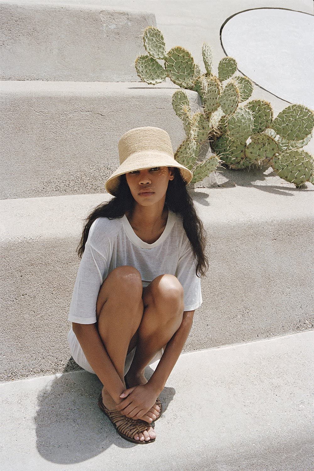 Lack of Color Women's The Inca Bucket Hat (Natural, Small (55 cm))