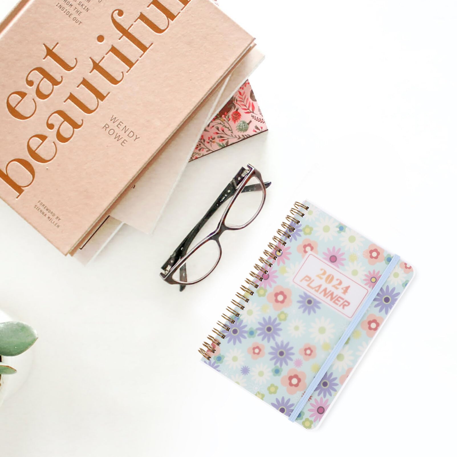 MAGICLULU Note Book Note Pads Office Writing Notebook Office Memo Pad Daily Planner Notebook Office Supply Note Supplies Home Supply Planner Pocket Planner Organizer Portable Calendar Work