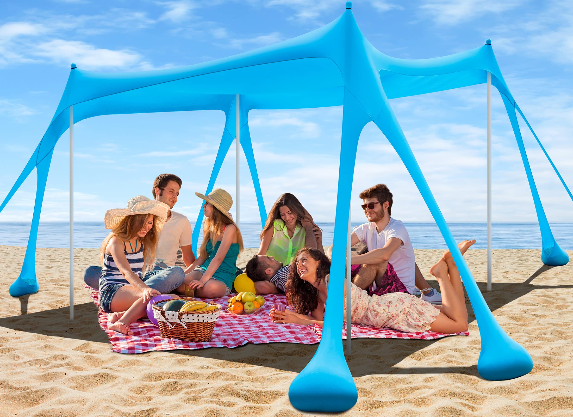 Large 10×10ft Beach Canopy