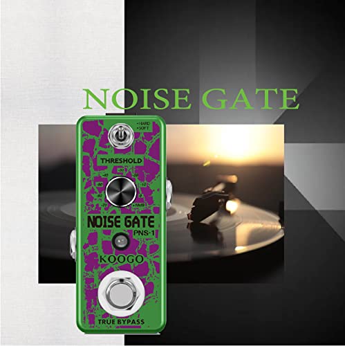 Koogo Guitar Noise Gate Pedal Noiser Killer Pedals For Electric Guitars Guitarist Basic Suppression Noises Effect Pedal