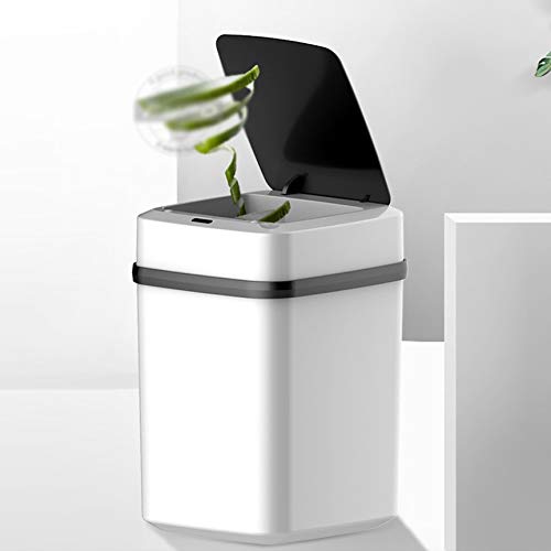 WPYYI 10 L Automatic Touchless Smart Trash Can Motion Sensor Trash Bin Rubbish Waste Bin Kitchen Trash Can Garbage Bins