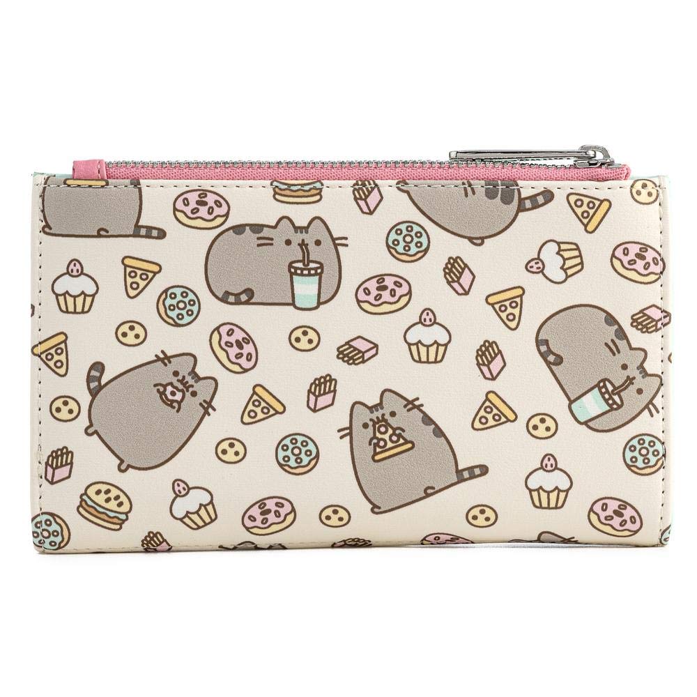 Loungefly x Pusheen Snackies Allover Print Flap Wallet