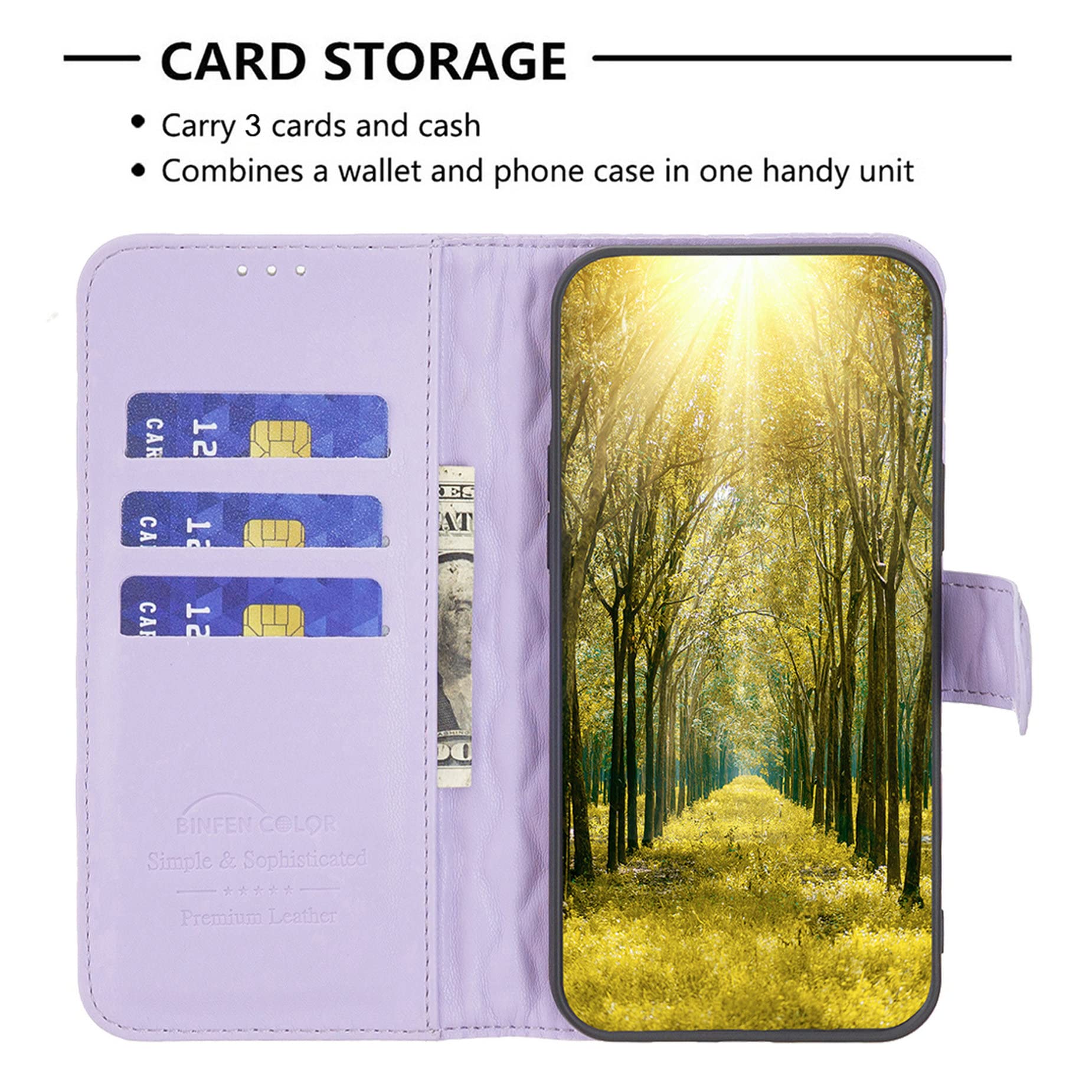 jioeuinly ATT Calypso 4 Case Compatible with AT&T Calypso 4 U380AA Phone Case Cover Flip Stand Cover Women Wallet XXF Purple