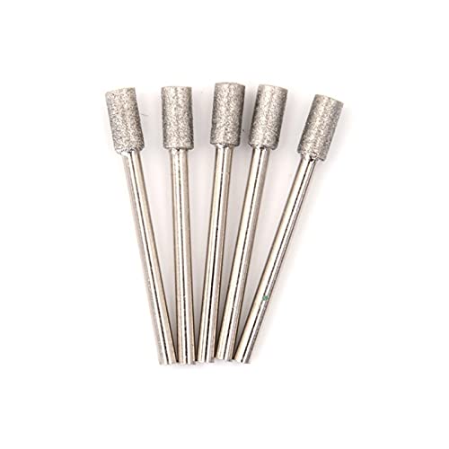 YMBHUO Grinding Tools 5PCS Diamond Chainsaw Sharpener Burr Stone File Chain Saw Sharpening