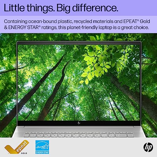 HP Envy 16 inch Laptop, WQXGA 48-120Hz Display, Intel Evo Powered by 13th Generation Intel Core i7-13700H, 16 GB RAM, 512 GB SSD, Intel Arc A370M Graphics, Windows 11 Home, 16-h1010nr (2023), Silver