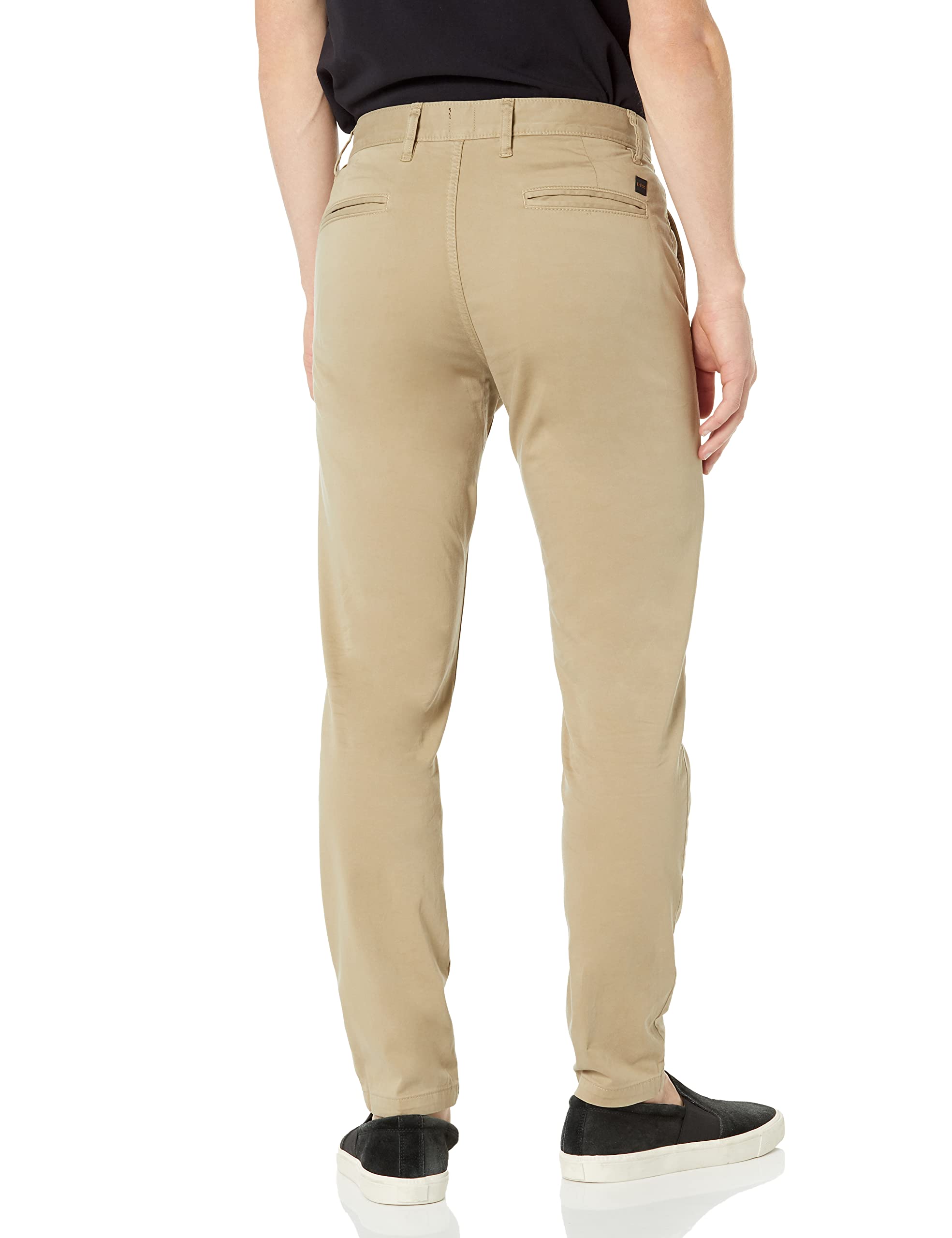 Hugo Boss mens Tapered Fit Chino Trouser Pant Khakis, Basic Beige, 32W x 32L US