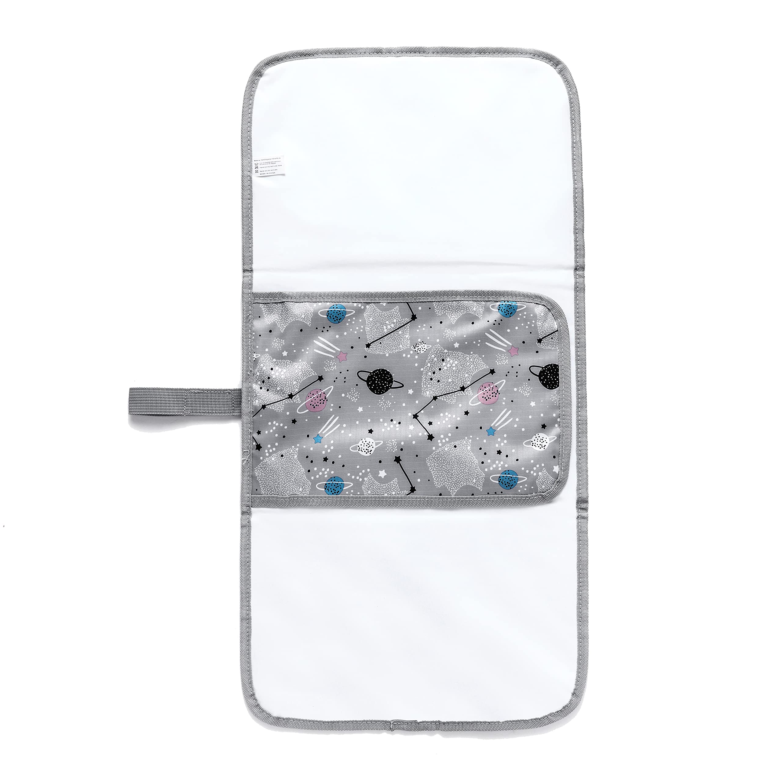 Portable Baby Changing Pad - Waterproof Diaper Changing Pad with Extra Diaper Pocket - Diaper Travel Changing Mat - Foldable & Lightweight Changing Mat for Newborn - Large Size 26.5"X16"