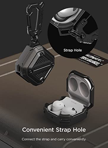 VRS Design Terra Guard Ultimate Buds Case for Galaxy Buds2 Pro (2022), Galaxy Buds 2 Case (2021), Galaxy Buds Pro (2021), Buds Live Case (2020)