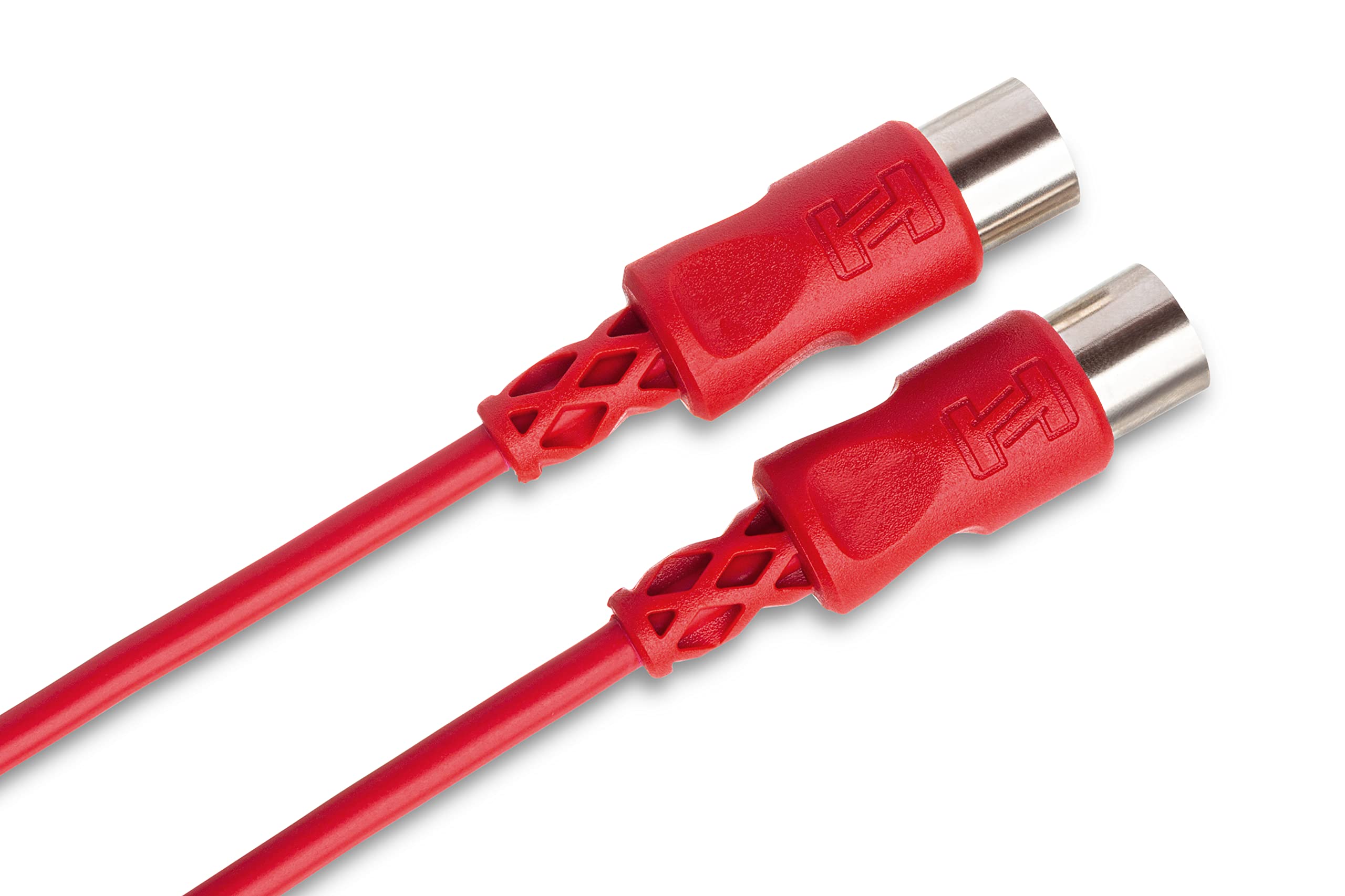 Hosa MID-310RD 5-pin DIN to 5-pin DIN Red MIDI Cable, 10 feet