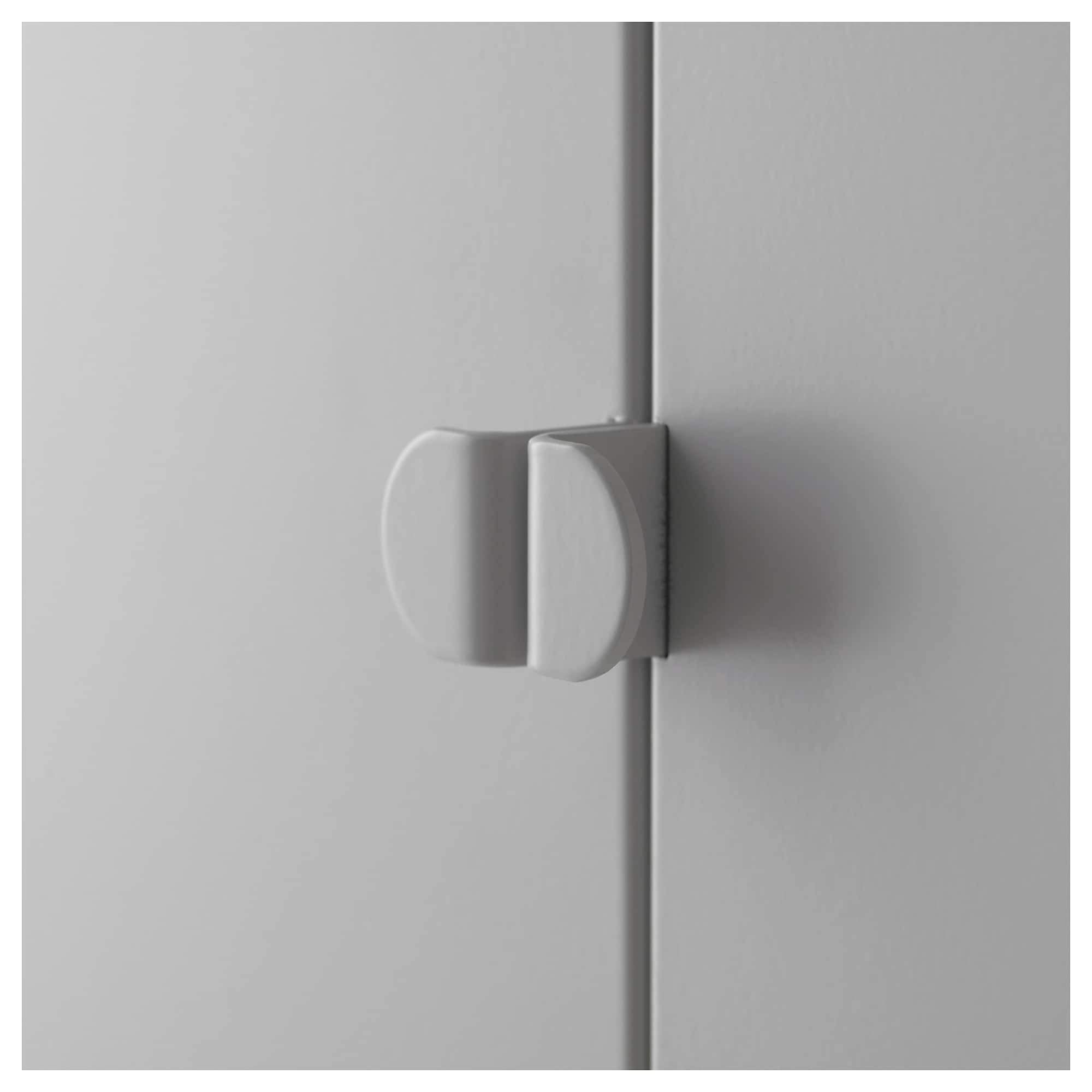 IKEA Lixhult Cabinet, Metal, Gray