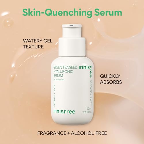 innisfree Hydration Heroes with Green Tea, Routine Kit with Korean Skincare Serum, Cleanser, Toner, and Cream (Packaging May Vary)
