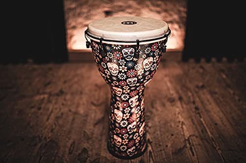Meinl Percussion Djembe Hand Drum Circle Instrument with Synthetic Shell and Head, Alpine Series β NOT Made in China β Easy Tuning, 2-Year Warranty (ADJ12-SI)