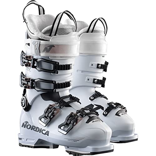 Nordica Women Promachine 105 W Boots, Color: White/Black/Pink, Size: 24.5 (050F48025N6-24.5)