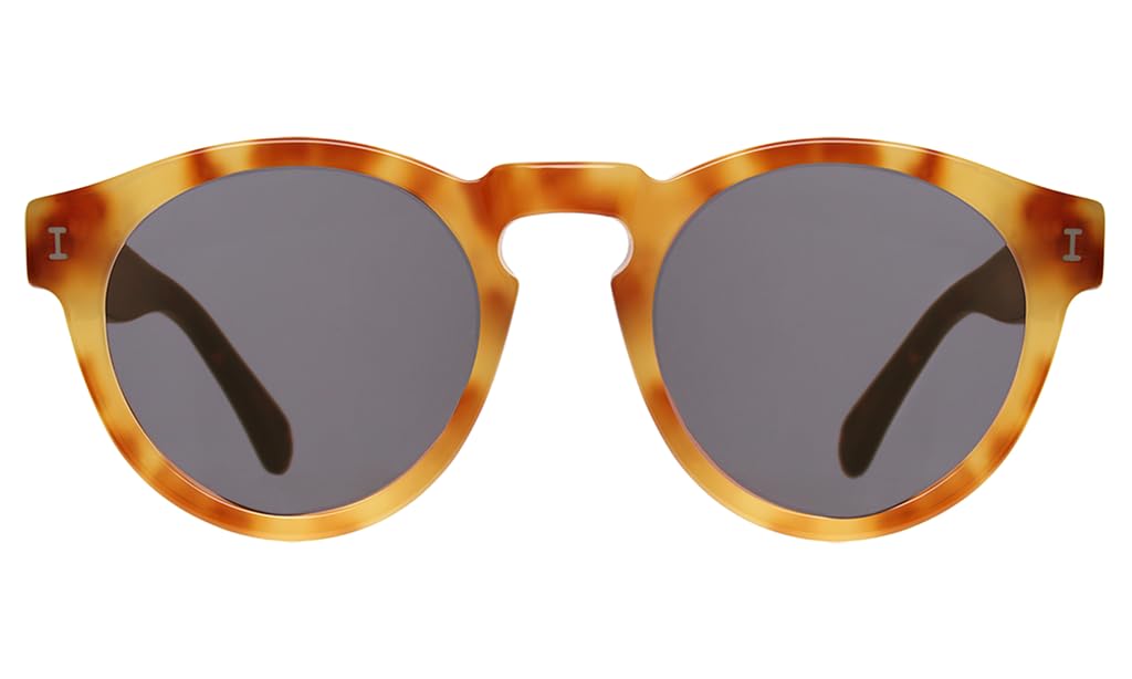 Illesteva Leonard Sunglasses, Tortoise/Grey, One Size