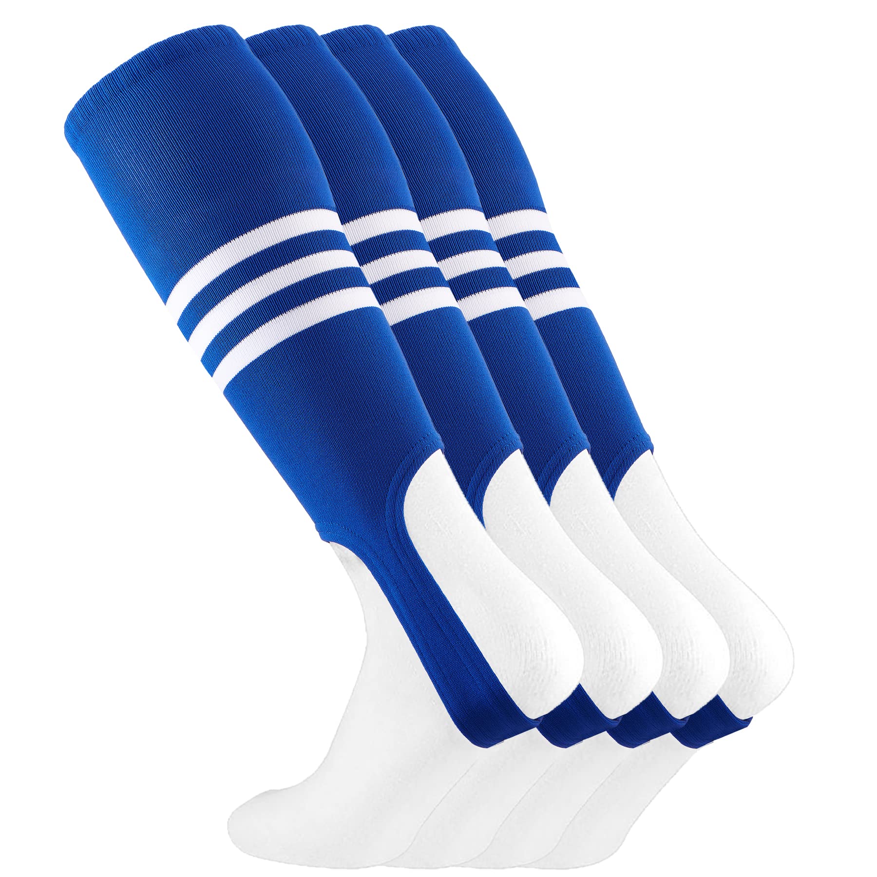 Londkaron Baseball/Softball Stirrups, Youth & Adult Sizes (Royal Blue - 2 Pairs, Large)