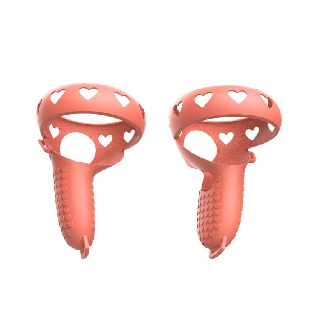 LeeCAE Silicone Grip Cover Silica Gel Protection Sleever Sweat-Proof Handle Grip Case Protector VR Accessory Compatible with Quest 2