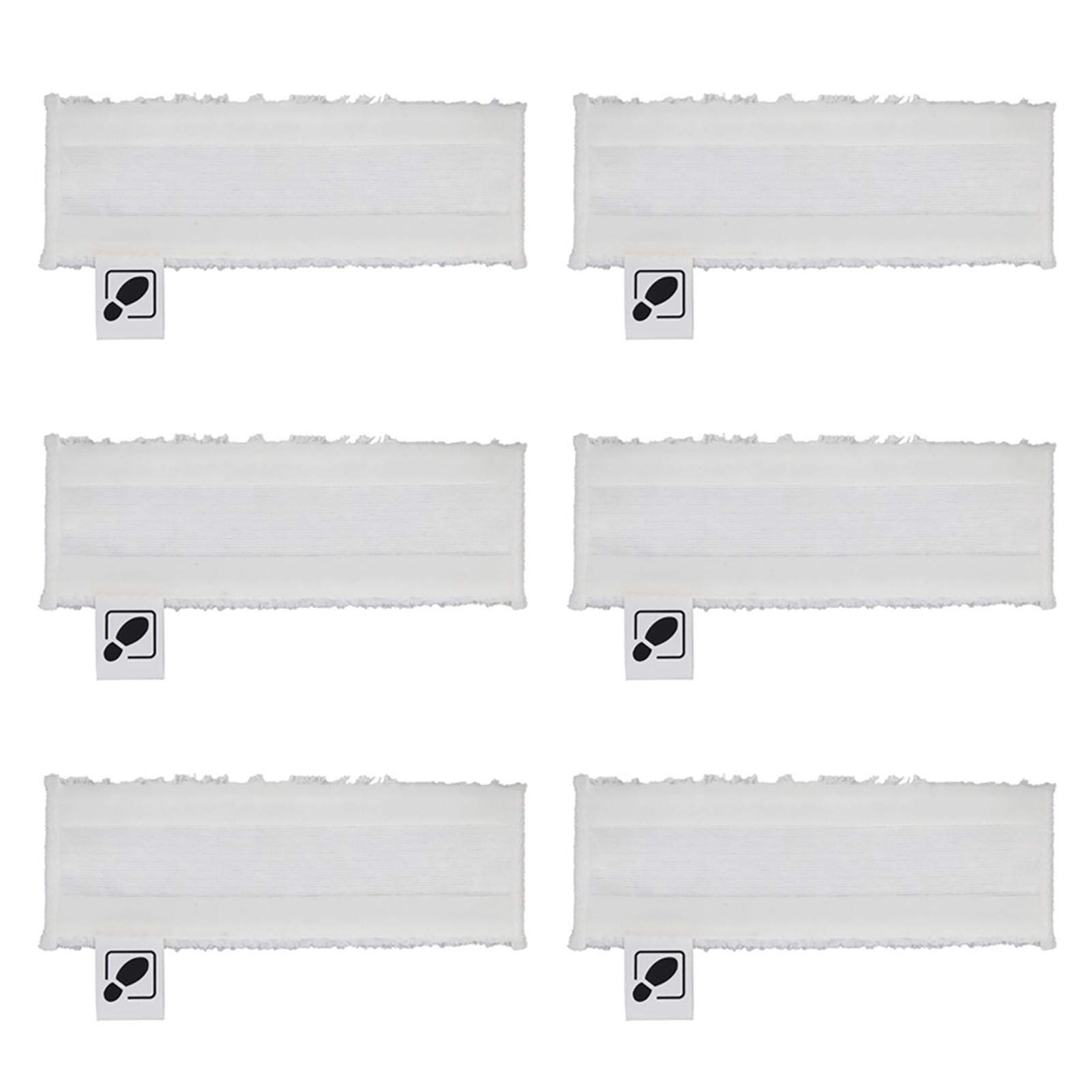LVOERTUIG Microfibre Cloth Cover Pads Fit for Kaercher EasyFix SC2, SC3, SC4, SC5 Steam Cleaner (Pack of 6)