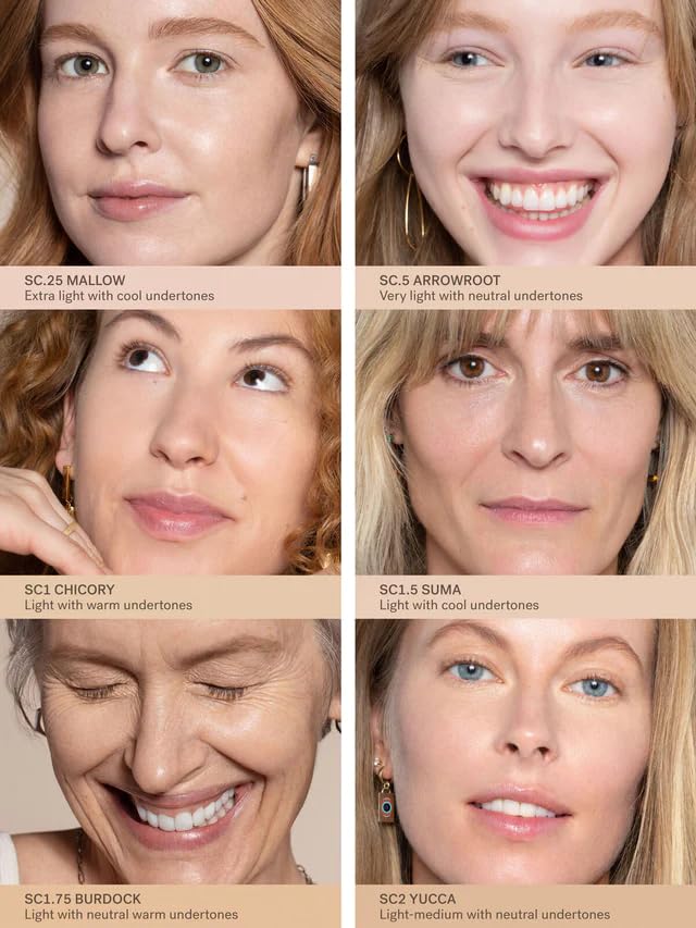 ILIA - True Skin Serum Concealer | Non-Comedogenic, Cruelty-Free, Vegan, Safe For Sensitive Skin, Reduces Appearance of Dark Circles + Blemishes (Yucca SC2, 0.16 oz | 5 ml)
