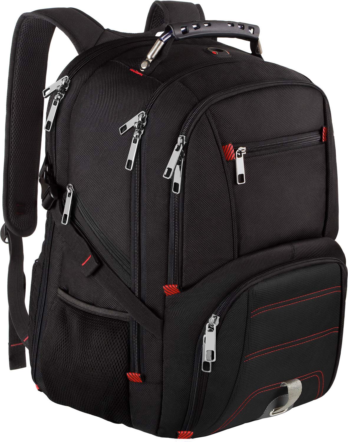 Jiefeike Travel Backpack for Men,Extra Large Capacity for College,45L TSA Friendly Computer Backpack with USB Charging Port RFID Headphone Hole Fit 17.3 Inch Laptop&Notebook