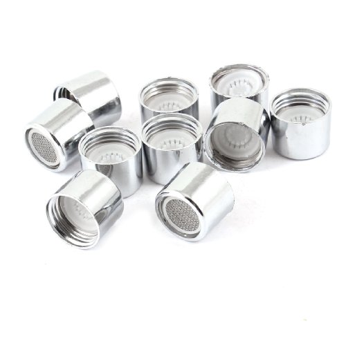 Qtqgoitem Home Water Tap Filter Net Nozzle 19mm Female Thread 10pcs Silver Tone (Model: 283 69c 35e 90d 2ca)