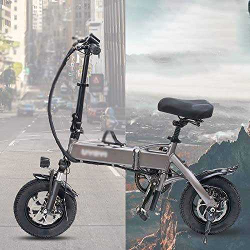 QYTECddzxc Adult Electric Bicycles Folding Electric Bicycle Lightweight Lithium Batteries Mini E Bike
