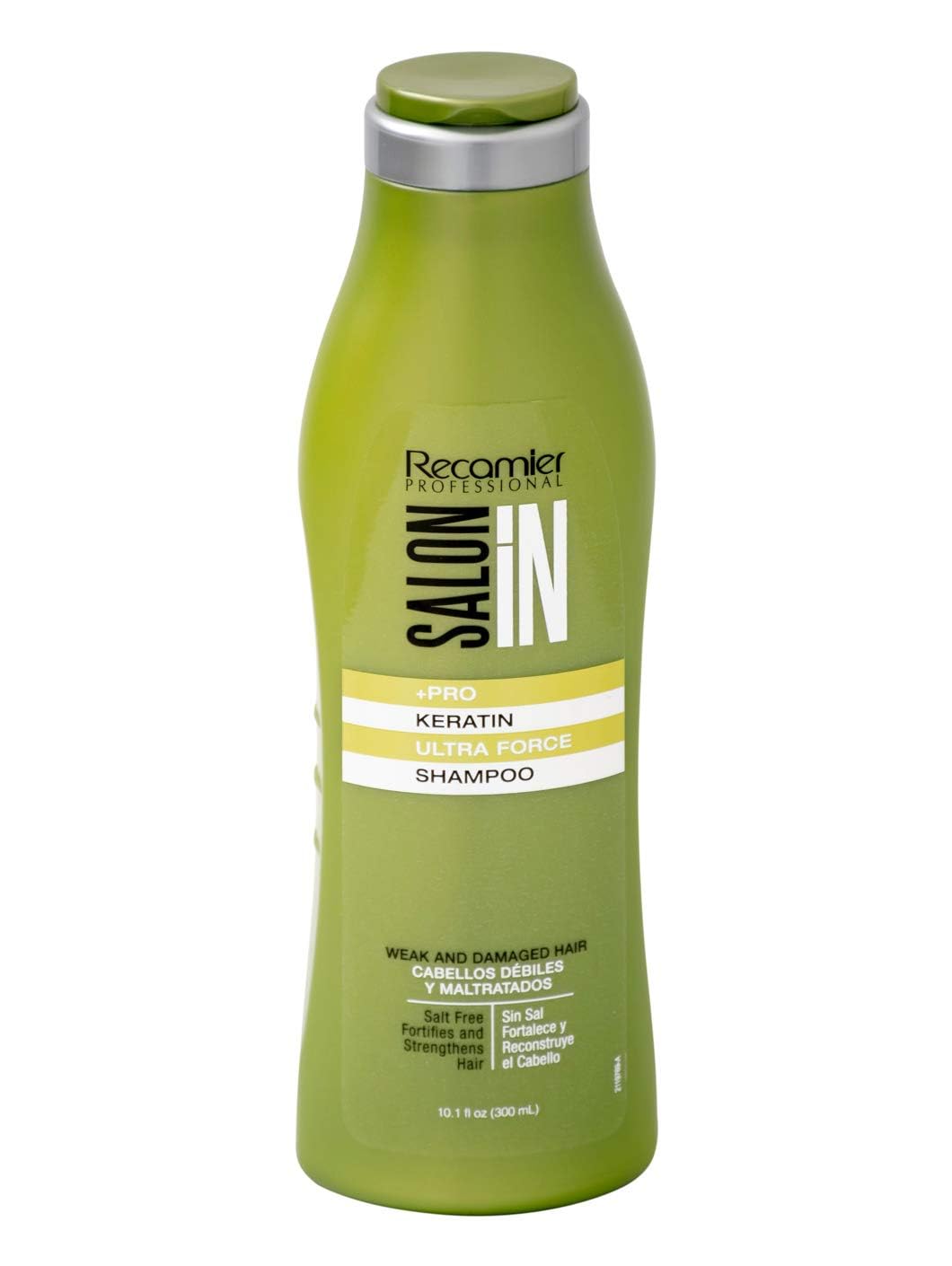 Saloon in Keratin Ultra Force Shampoo & Conditioner Set 10.1 Oz + 2 Nano Keratin shots