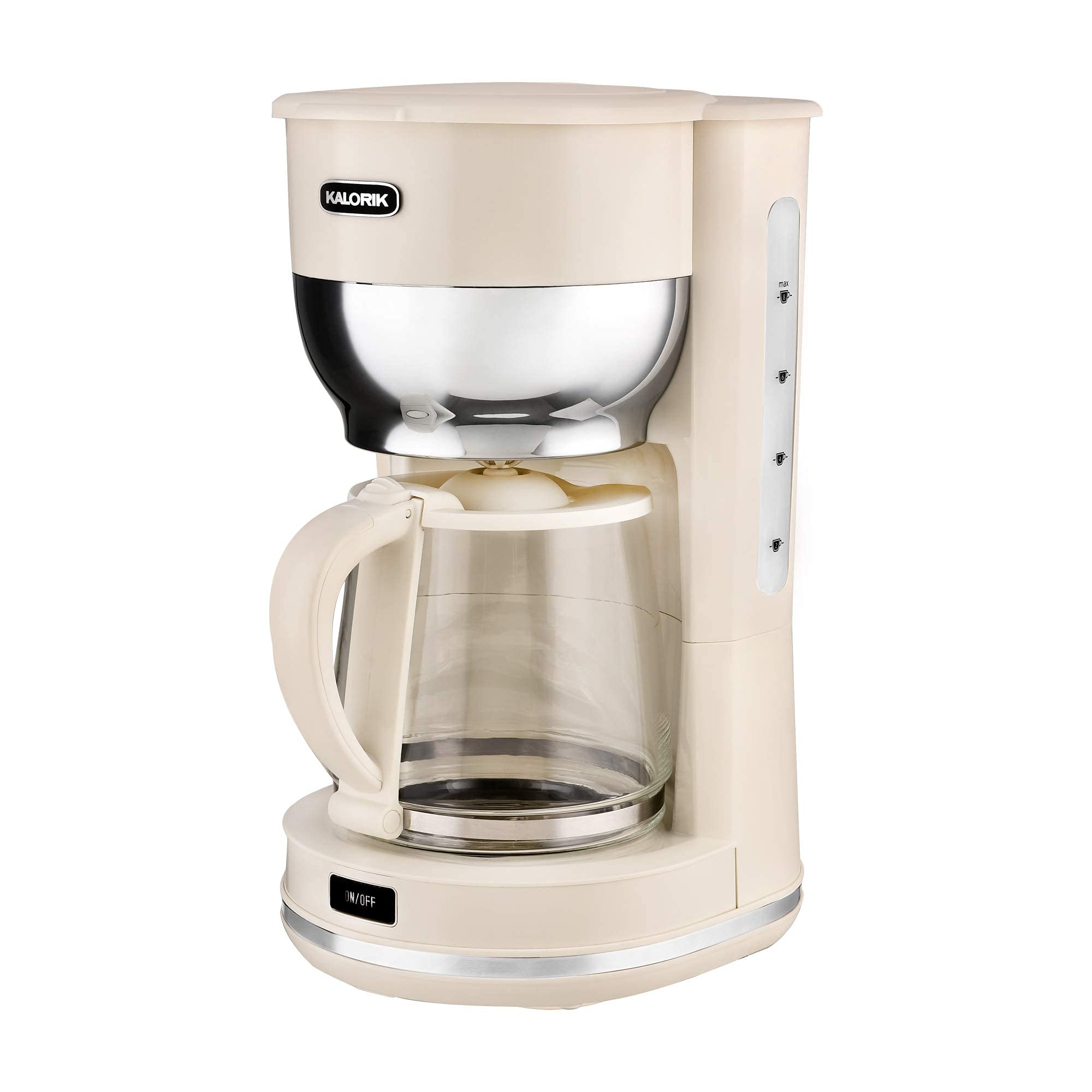 Kalorik 10 Cup Retro Coffee Maker (Cream)