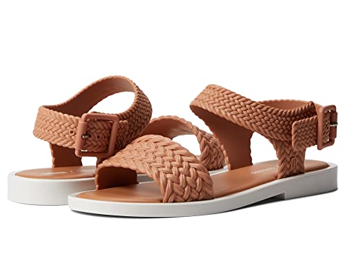 Melissa Shoes Mar Sandal + Salinas Brown/White 1 8 M