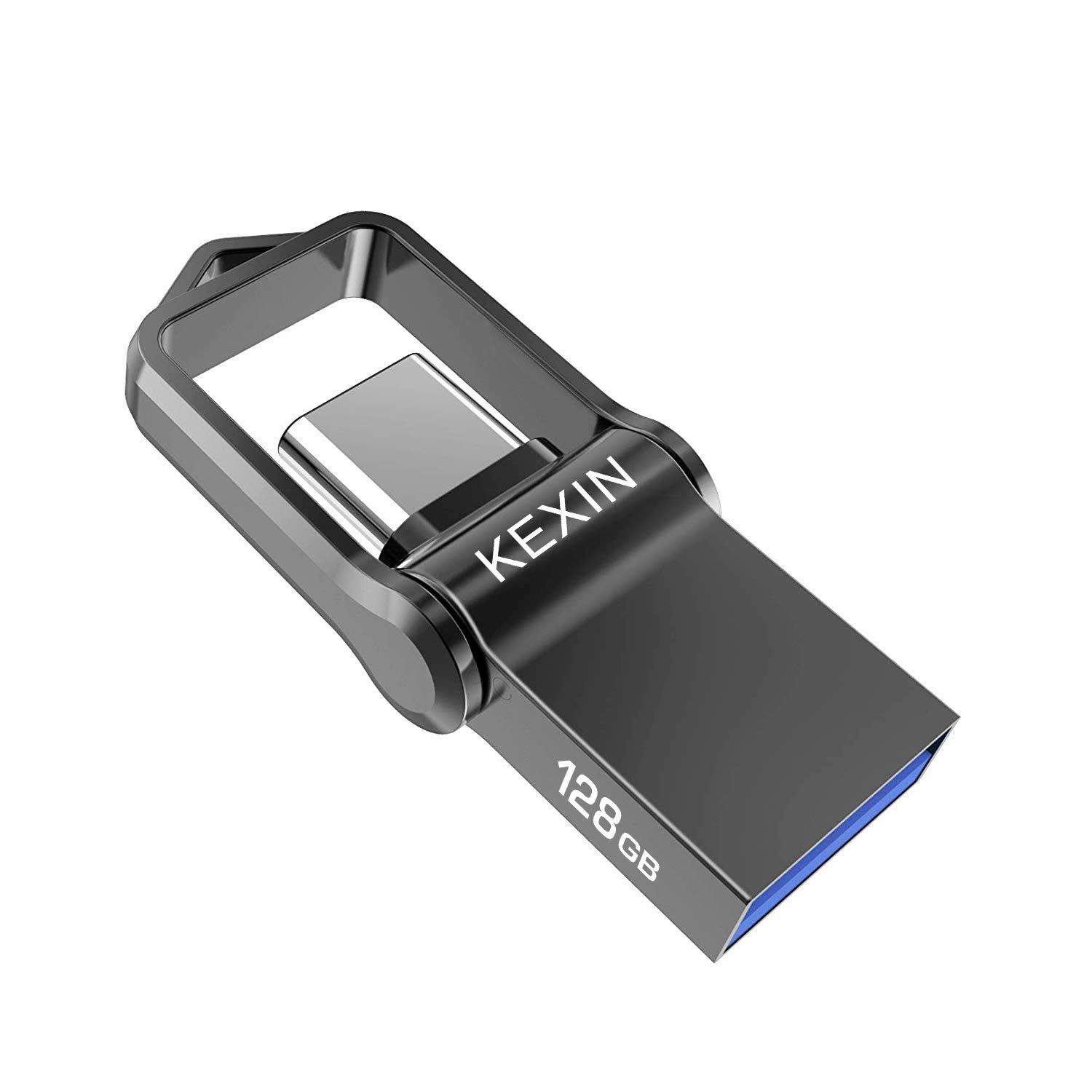 KEXIN 128GB USB C Flash Drive USB 3.0 Metal Dual Drive 128 GB USB Stick Pocket-Size OTG Memory Stick for Type-C Android Smartphones Tablets…