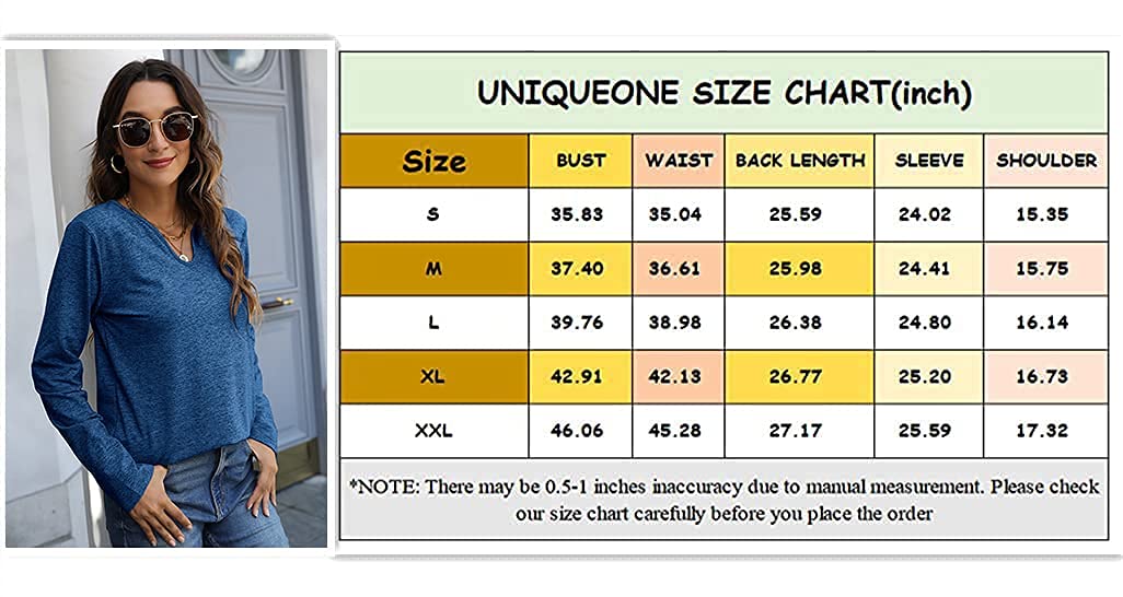 Long Sleeve Top for Women Casual Loose Sweatshirt Shirts Cute Fall Pullover Tops Royal Blue