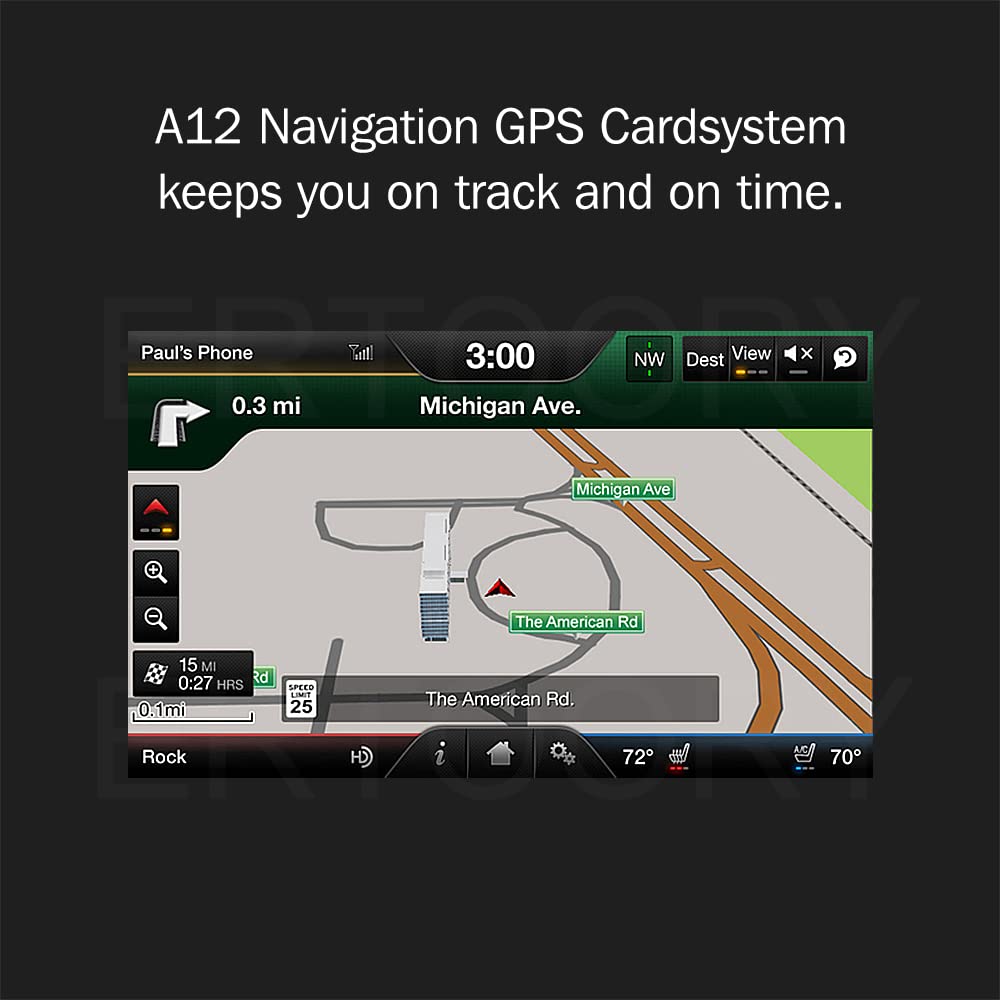 Latest Ford Navigation SD Card,Compatible with Ford & Lincoln Update A12 Ford Navigation Card for USA and Canada |GM5T-19H449-AE