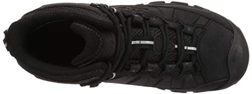 KEEN mens Targhee Exp Mid Wp Hiking Boot, Black, 8.5 US