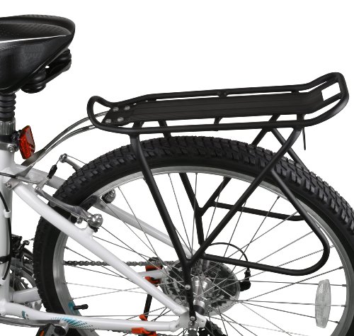 Ibera Bike Rack β Bicycle Touring Carrier with Fender Board, Frame-Mounted for Heavier Top & Side Loads, Height Adjustable for 26"-29" Frames
