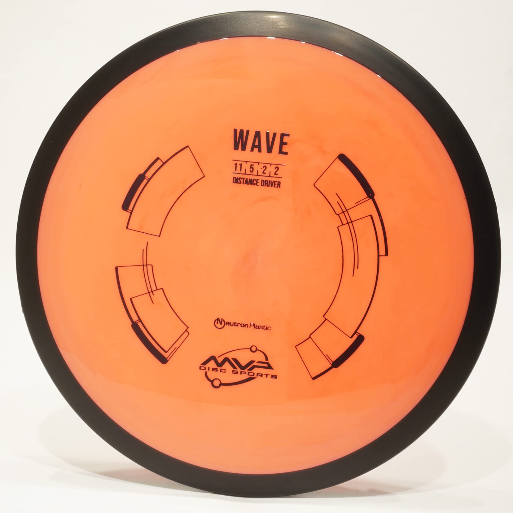 MVP Wave (Neutron) Distance Driver Golf Disc, Pick Weight/Color [Exact Color May Vary] Red 167-169 Grams