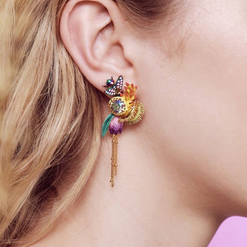 Les Nereides EUGLOSSINE BEE POST EARRINGS AOOC113T/1