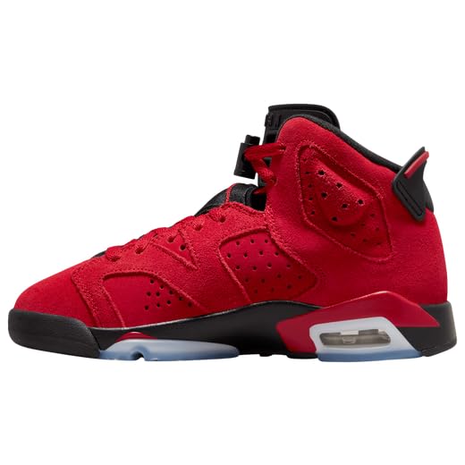 Youth Air Jordan 6 Retro GS 384665 600 Toro Bravo Varsity Red/Black - Size 4.5y