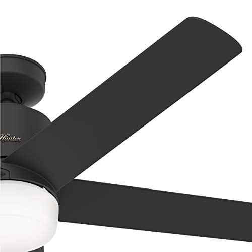 Hunter Fan Company 51198 Stylus Ceiling Fan, 52, Matte Black