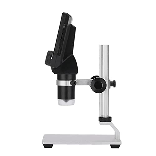 XDCHLK Electronic USB Microscope 1-1000X Digital Soldering Video Microscopes 4.3" LCD Magnifying Camera Metal Stand Magnifier