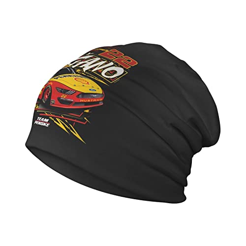 Joey Logano 22 Skull Cap Helmet Liner Head Beanie Hard Knit Hat Wicking Soft Cycling Football Bonnet