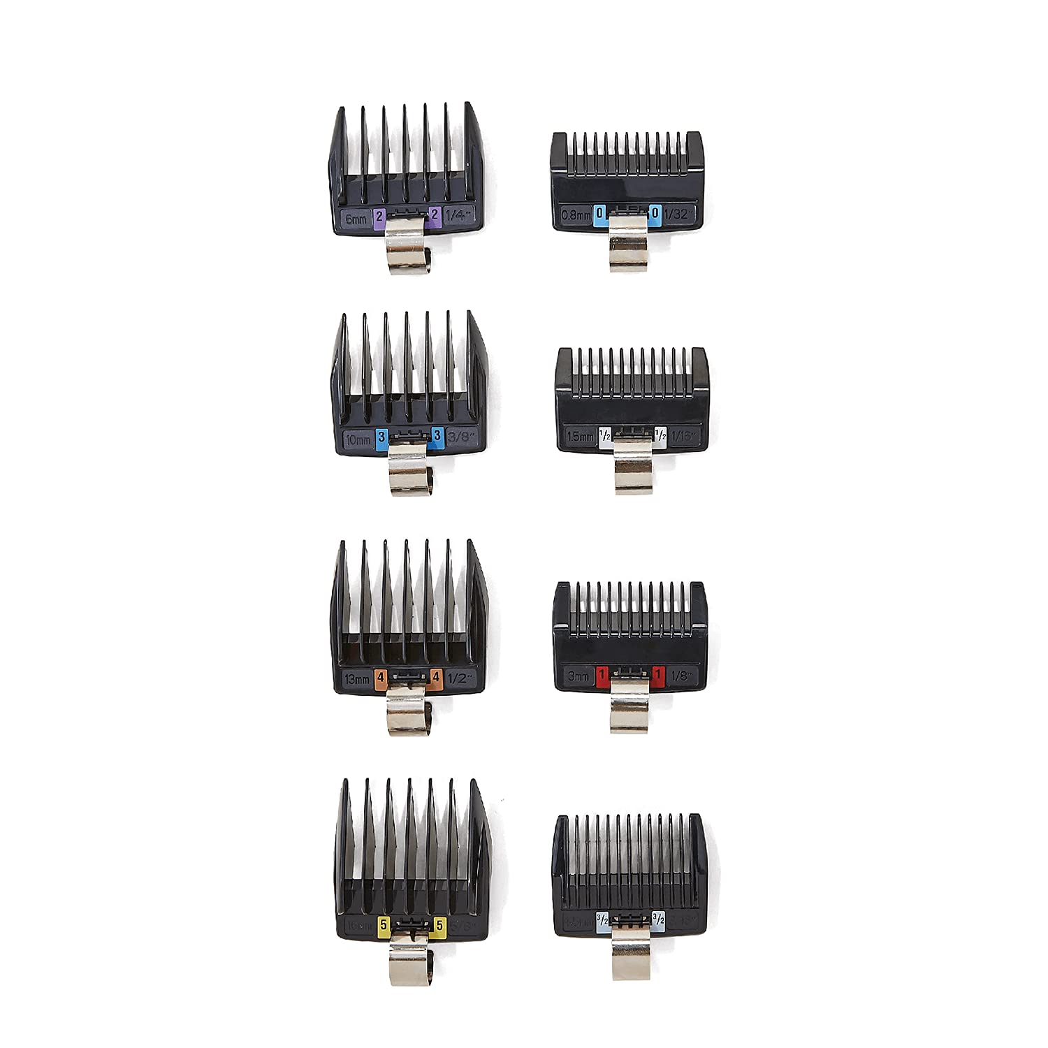 Ion Universal Clipper Guide Comb Set 8 Pack