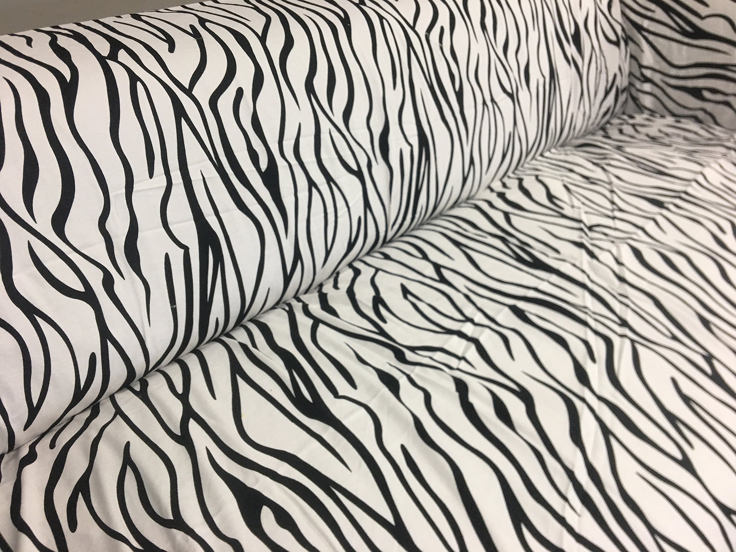 KAO Mart Removable Sofa Slipcover Cover Fits Only for IKEA Klippan Sofa Zebra Animal Print