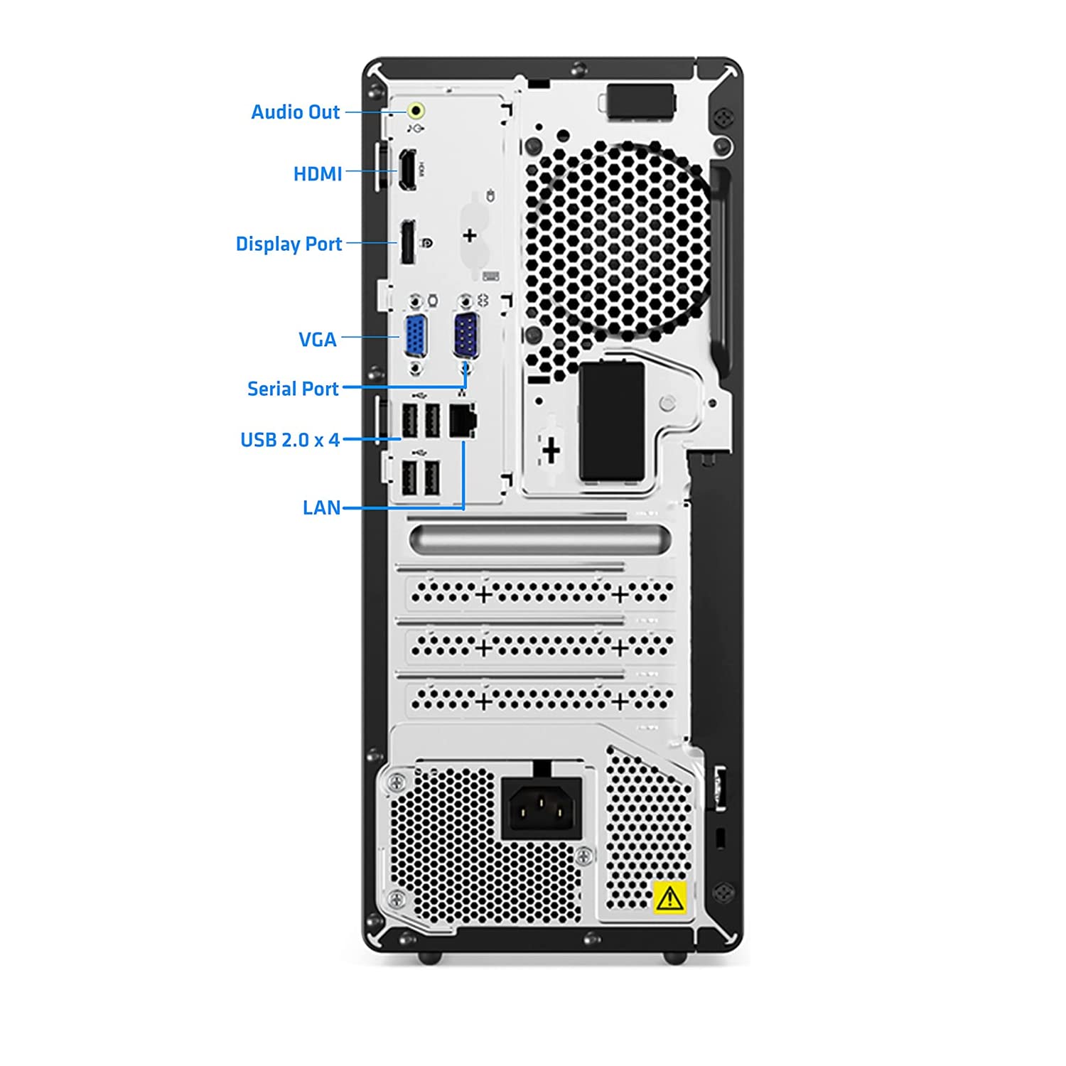 Lenovo V50t Gen 2 Business Tower Desktop, Intel Core i5-10400, 32GB RAM, 1TB SSD, DVD-RW, Display Port, HDMI, RJ-45, No Wi-Fi, Windows 11 Pro
